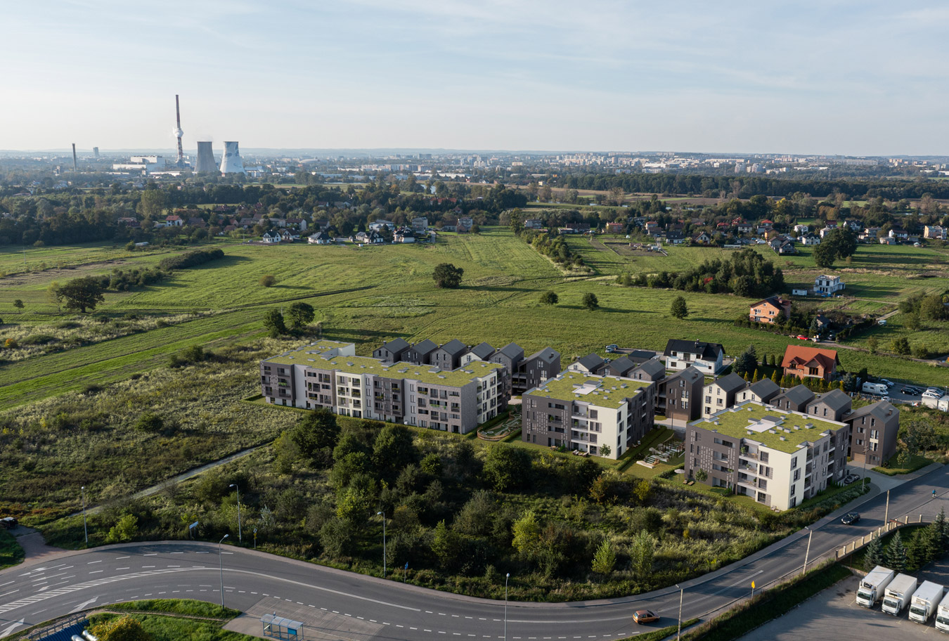 Skwer Harmonia Kraków • mieszkania od dewelopera ATAL • obido